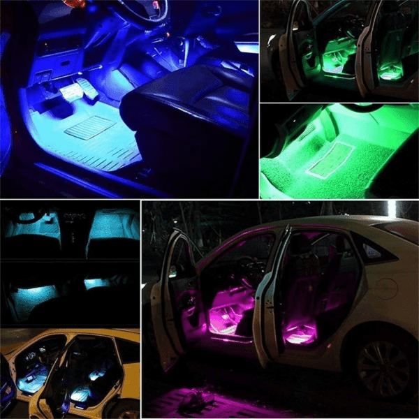 Led intérieur voiture 36 leds avec activation sonore